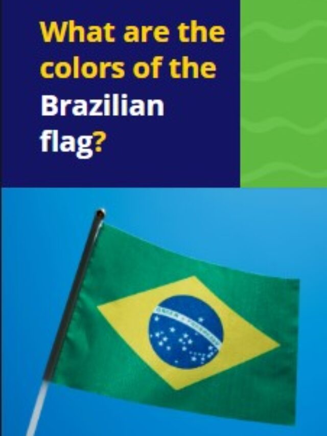 What are the colors of the Brazilian flag? - BrasilATM